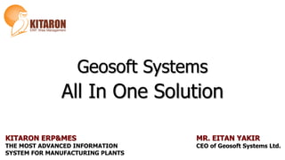 Geosoft Systems Ltd. | PDF | Manufacturing Industry | Industries