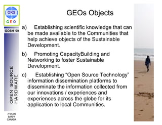 GEOs Open Knowledge | PPT