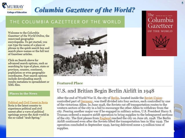 Geographical sources | PPTX | Geography | Science