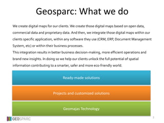 Geosparc dirk frigne - introduction presentation | PPT