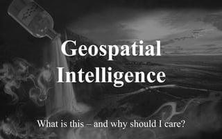 Geospatial Intelligence in the Cloud | PDF