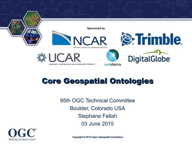 Core Geospatial Ontologies | PPT