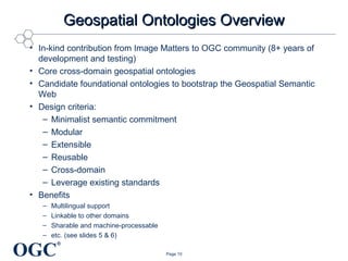 Core Geospatial Ontologies | PPT