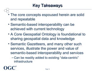 Core Geospatial Ontologies | PPT