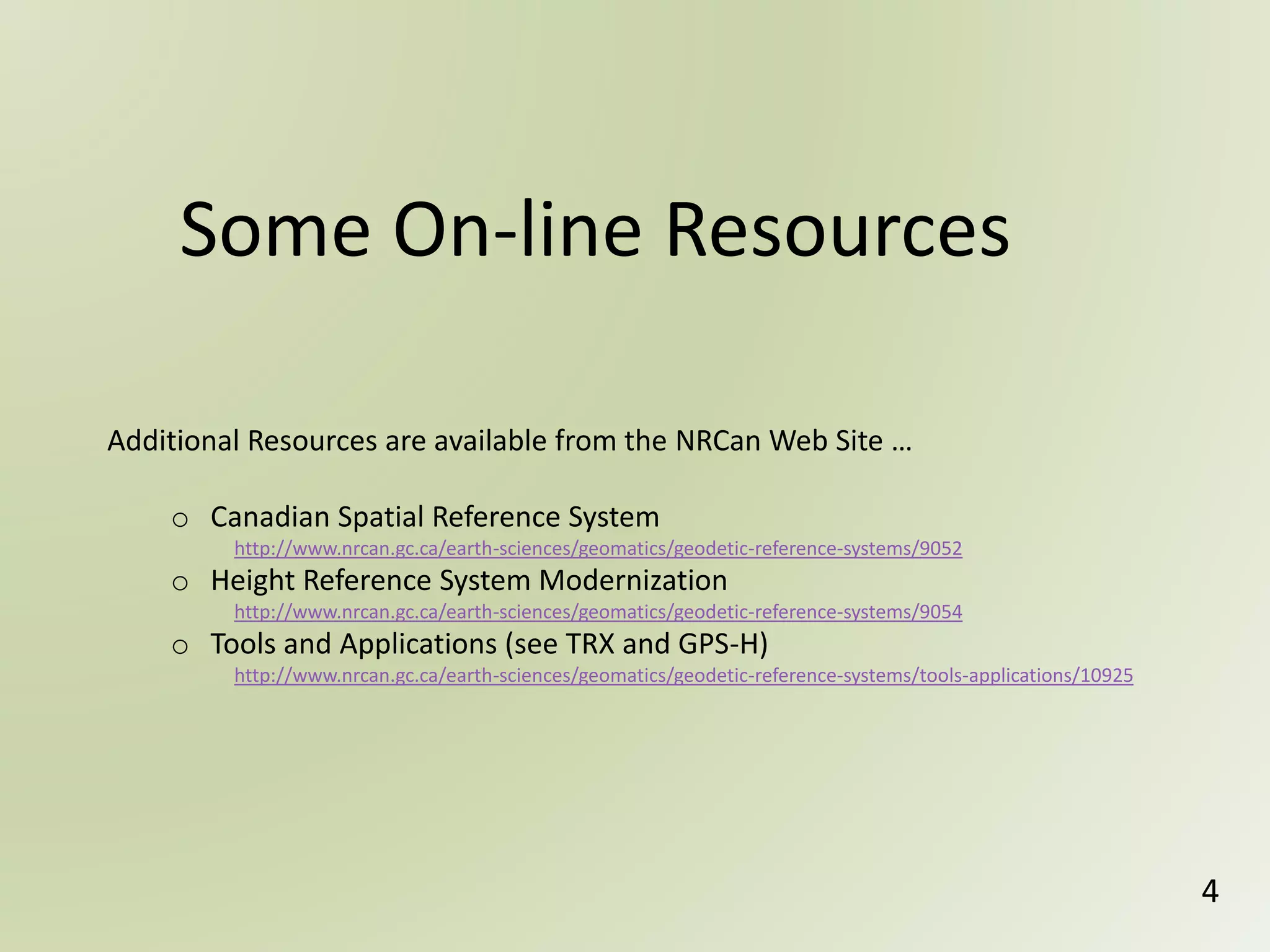 Geospatial reference-systems | PPTX