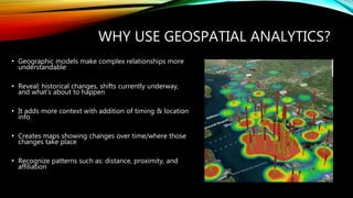 Geospatial analytics | PPTX | Geography | Science