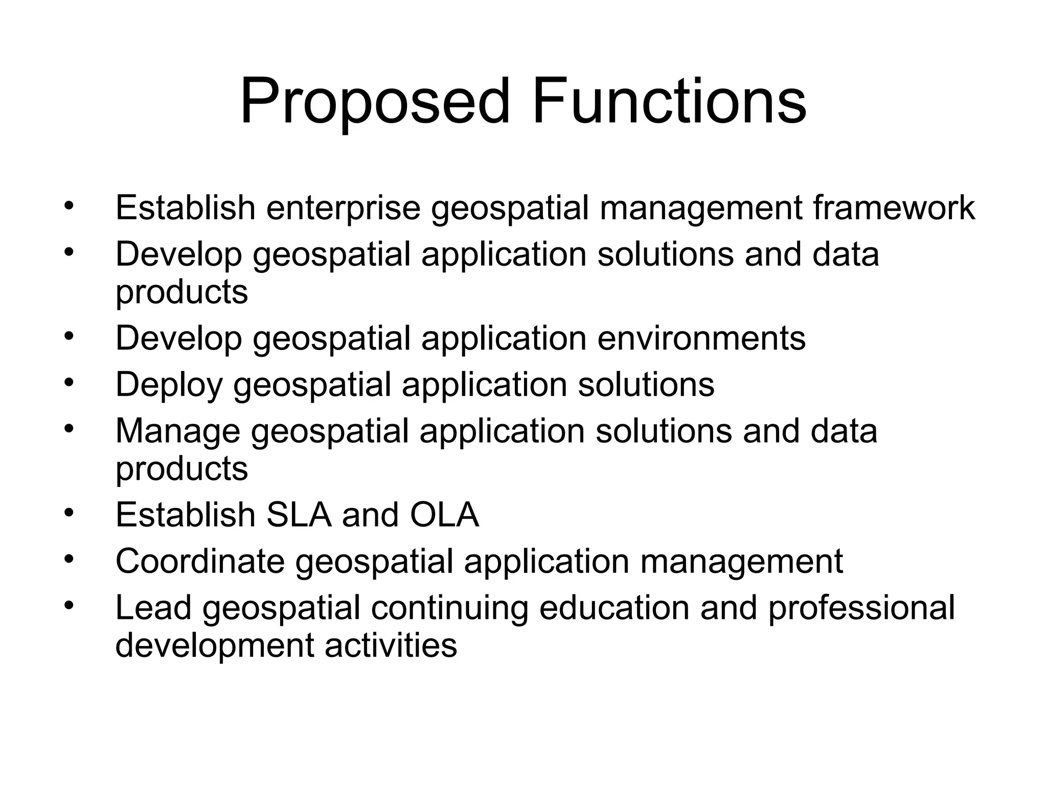 Geospatial Competency Centre Review | PPT