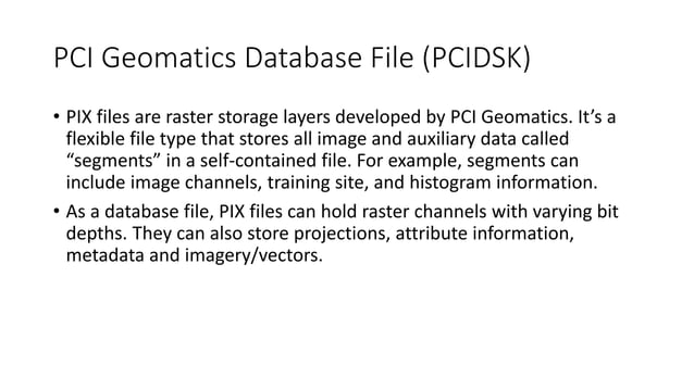 Geospatial Database Pptx