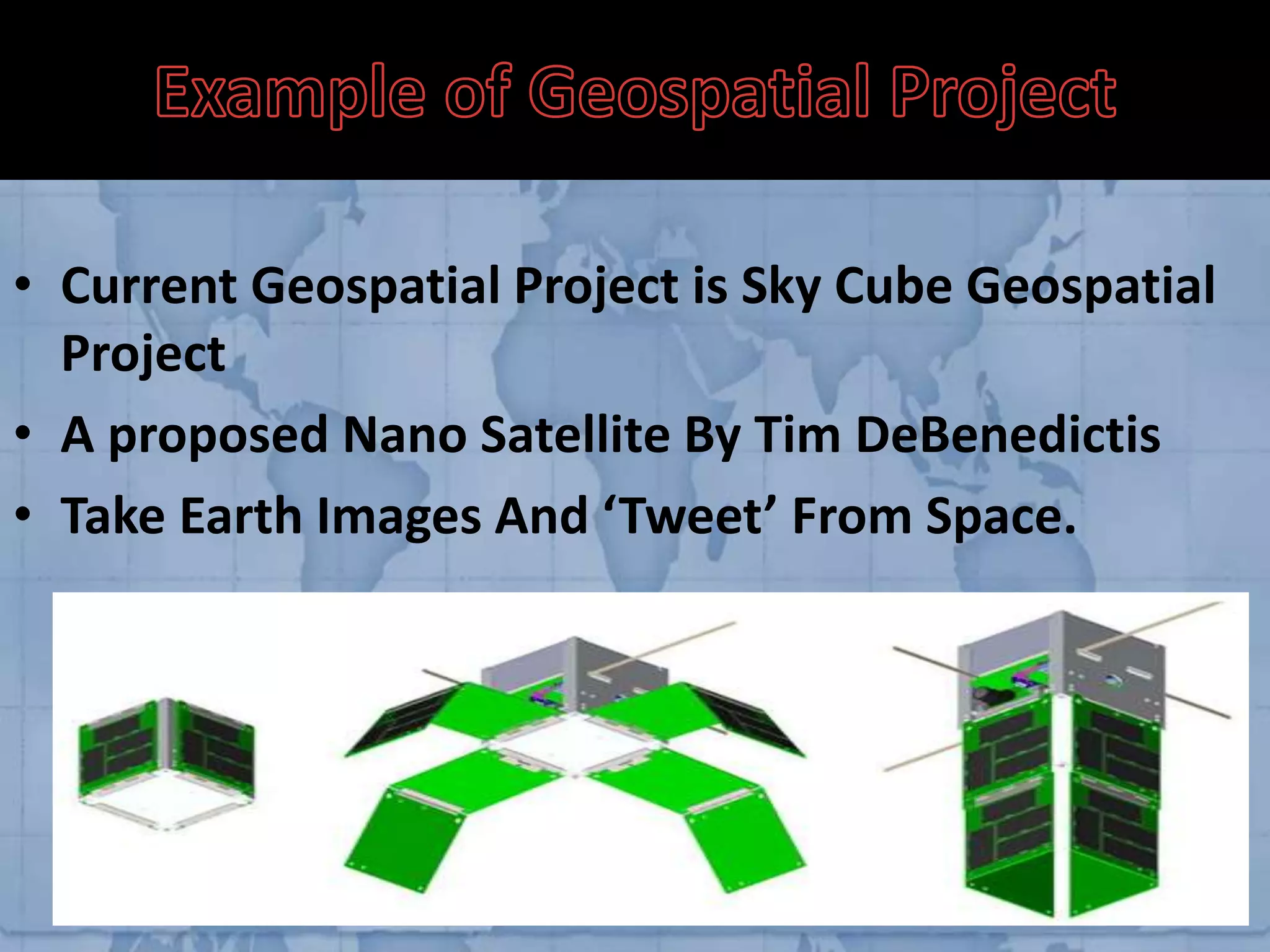 Geospatial data projects | PPTX