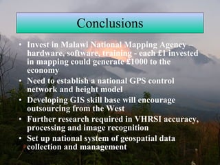 Geospatial Information Mdg’S And Malawi | PPT