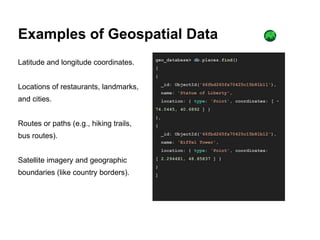 Open Source Mapping with Python, and MongoDB | PPT