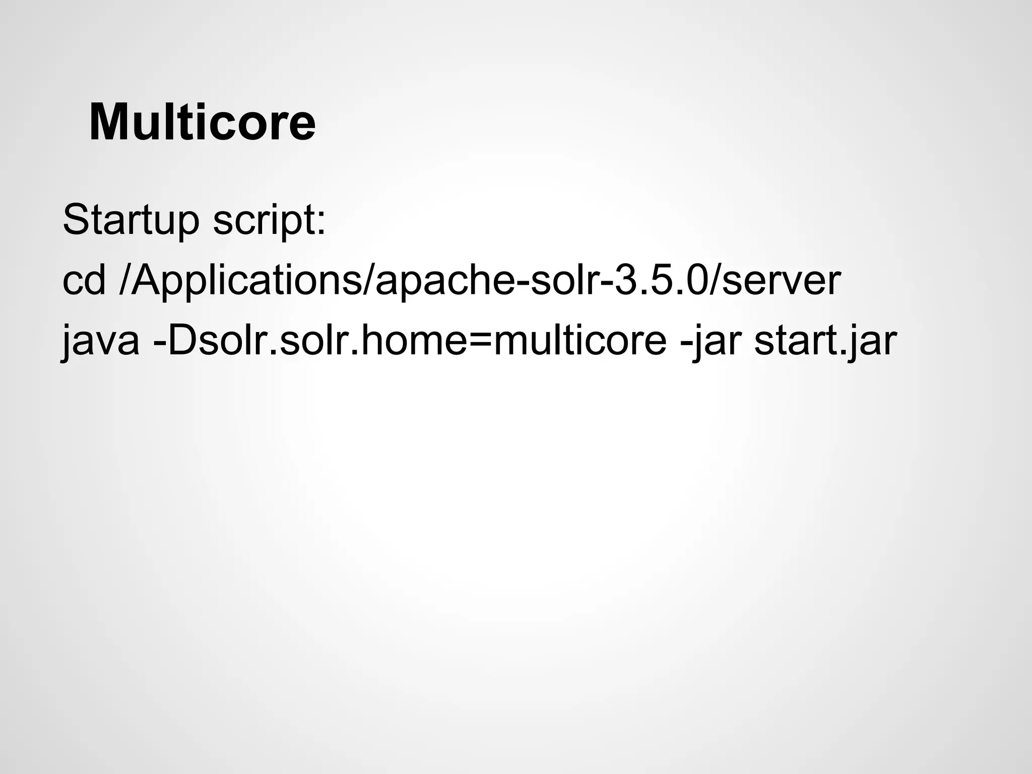 Geospatial search with SOLR | PDF