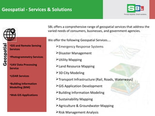 Geospatial services | PPT