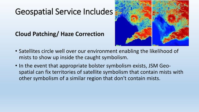 Geospatial services ppt | PPT