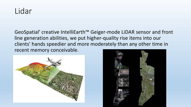 Geospatial services ppt | PPT