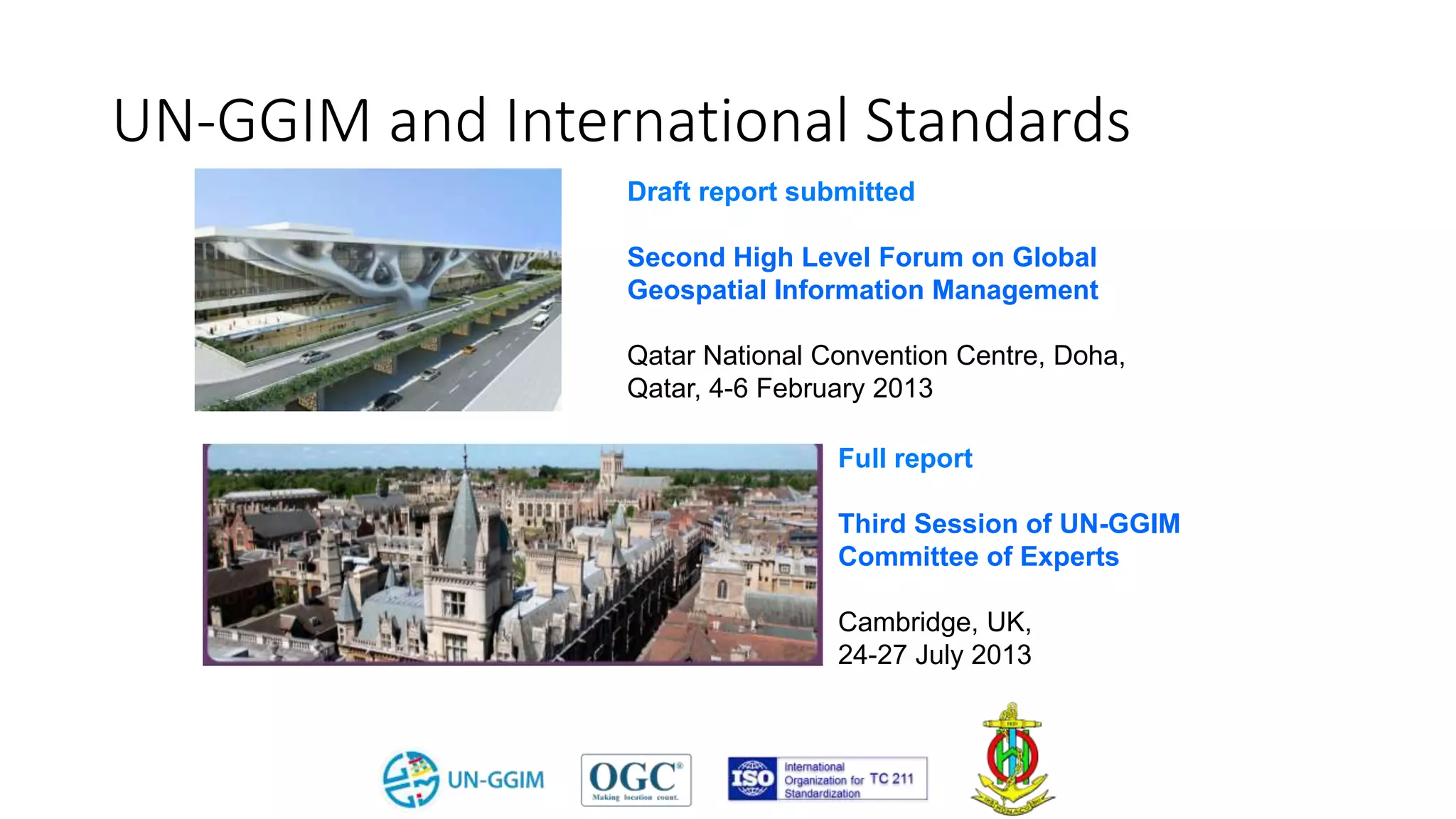 2017 Geospatial standards for the sustainable development goals | PPTX