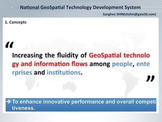 National GeoSpatial Technology Development System | PPT