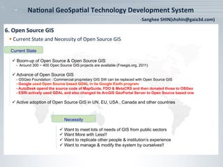 National GeoSpatial Technology Development System | PPT