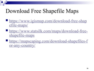 Geospatial Visualization for datascience | PPTX