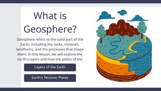 Geosphere Featuring Earth's Layers and Tectonic Plates Science ...