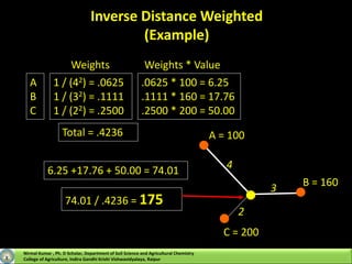 Geostatictics for soil nutrient mapping | PPTX