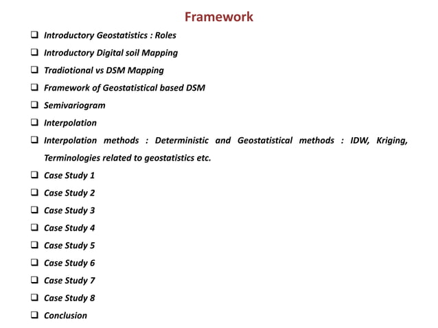 Geostatistical based Digital Soil Mapping | PDF