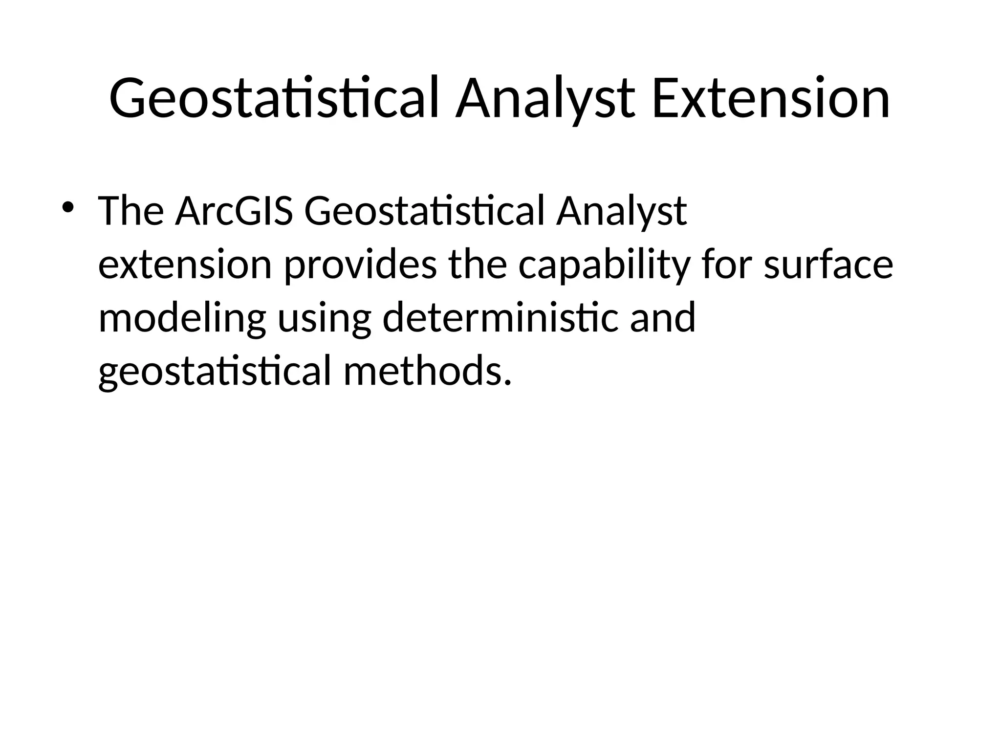 Geostatistics for spatia data analysis and interpretaion.pptx