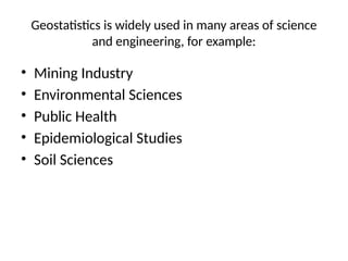 Geostatistics for spatia data analysis and interpretaion.pptx