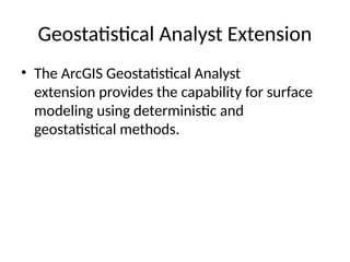 Geostatistics for spatia data analysis and interpretaion.pptx