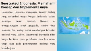 Geostrategi, ketahanan nasional Indonesia.pptx