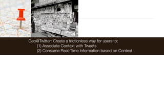 Geo@Twitter | PPT