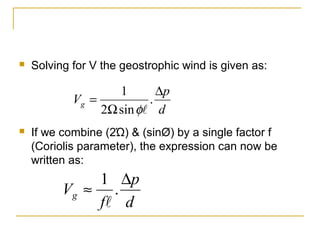 Geostrophic winds | PPT