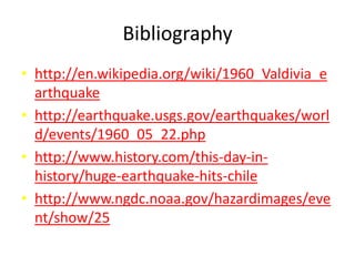 Geo summative 1960 valdivia earthquake | PPTX