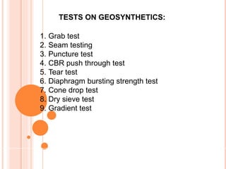 Geosynthetic | PPTX