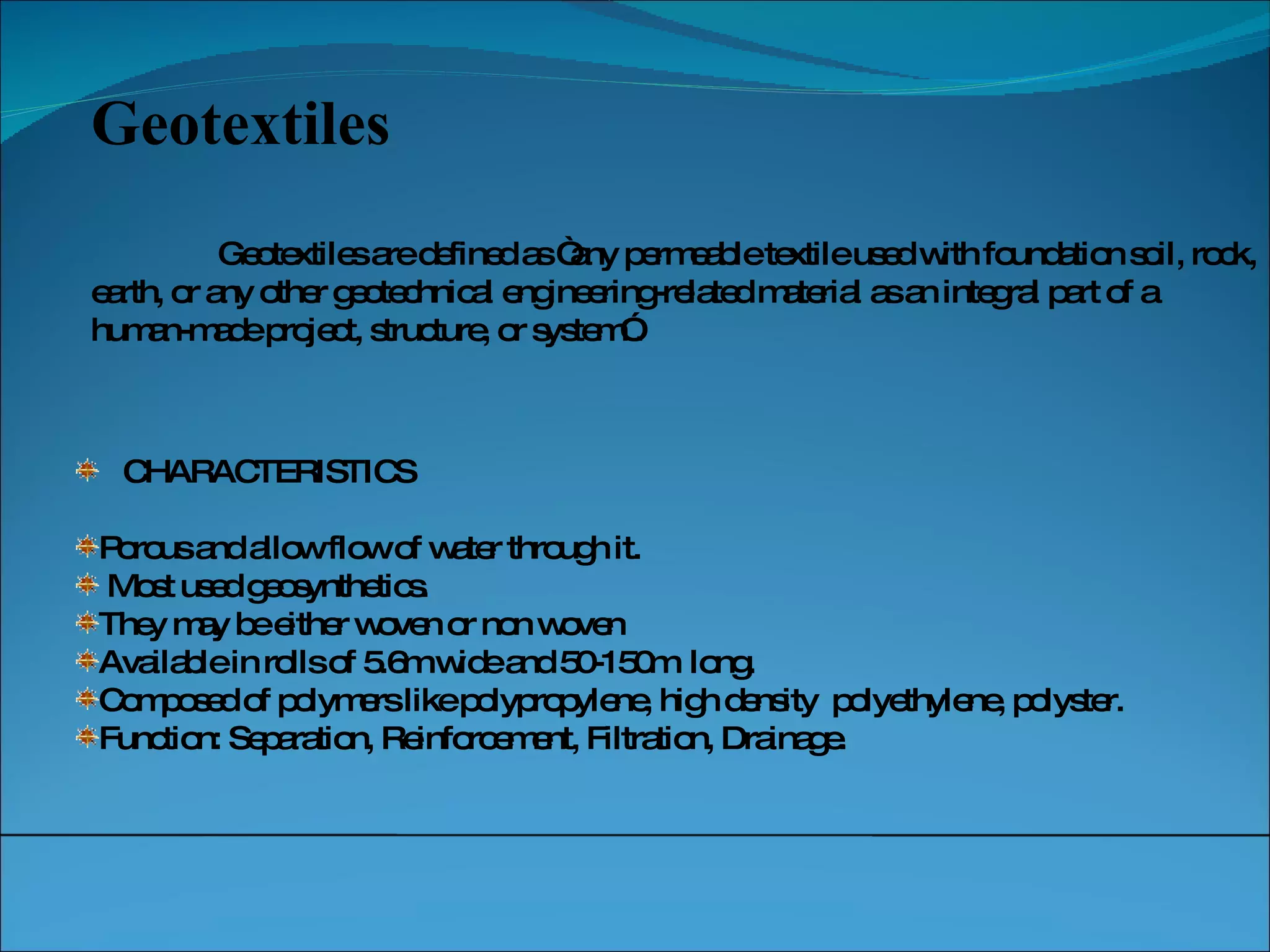 Geosynthetics | PPT