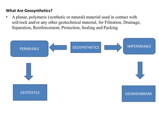 Geosynthetics | PPTX