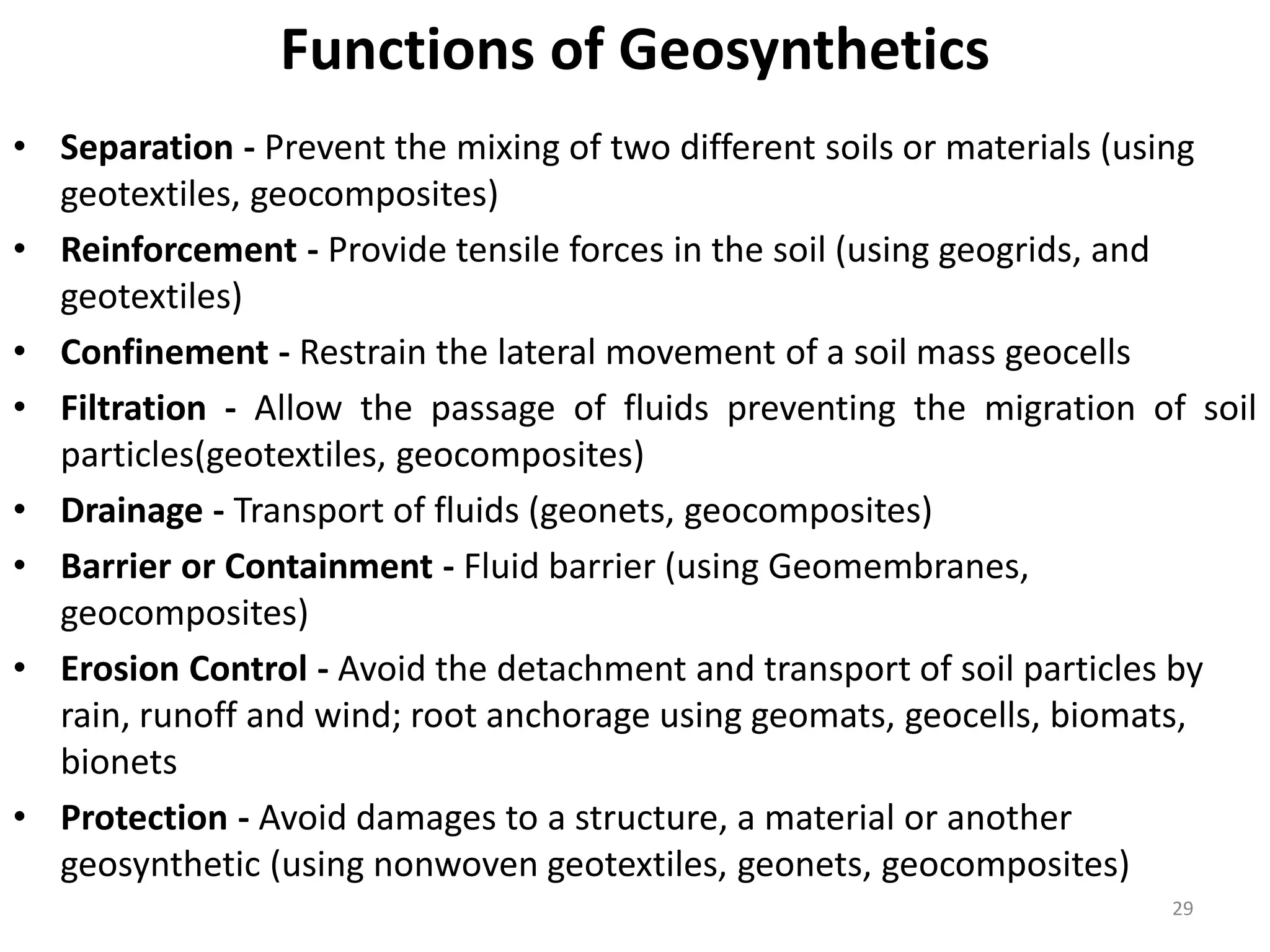 Geosynthetics | PPTX