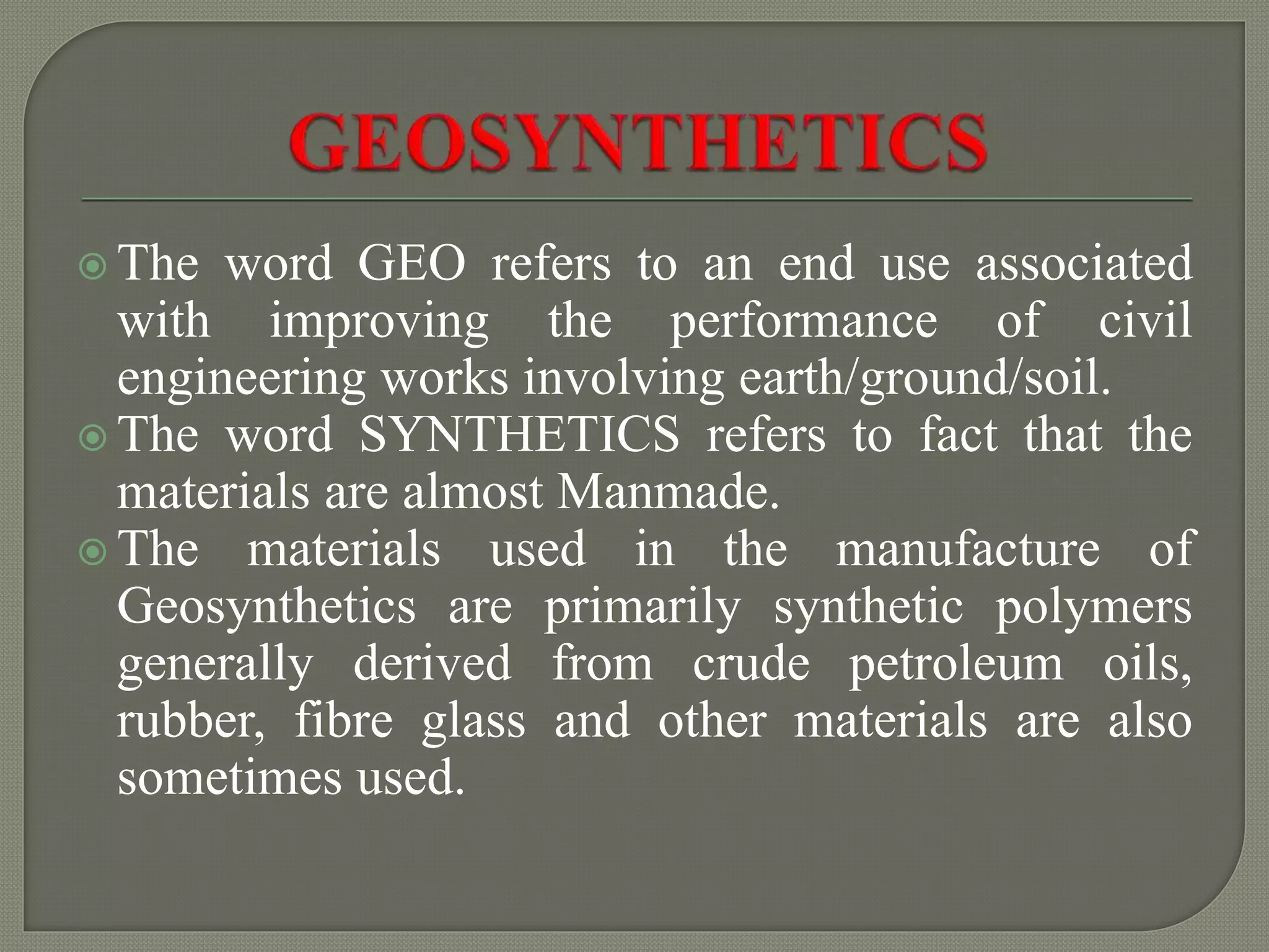 Geosynthetics For Foundation Engineering Pptx