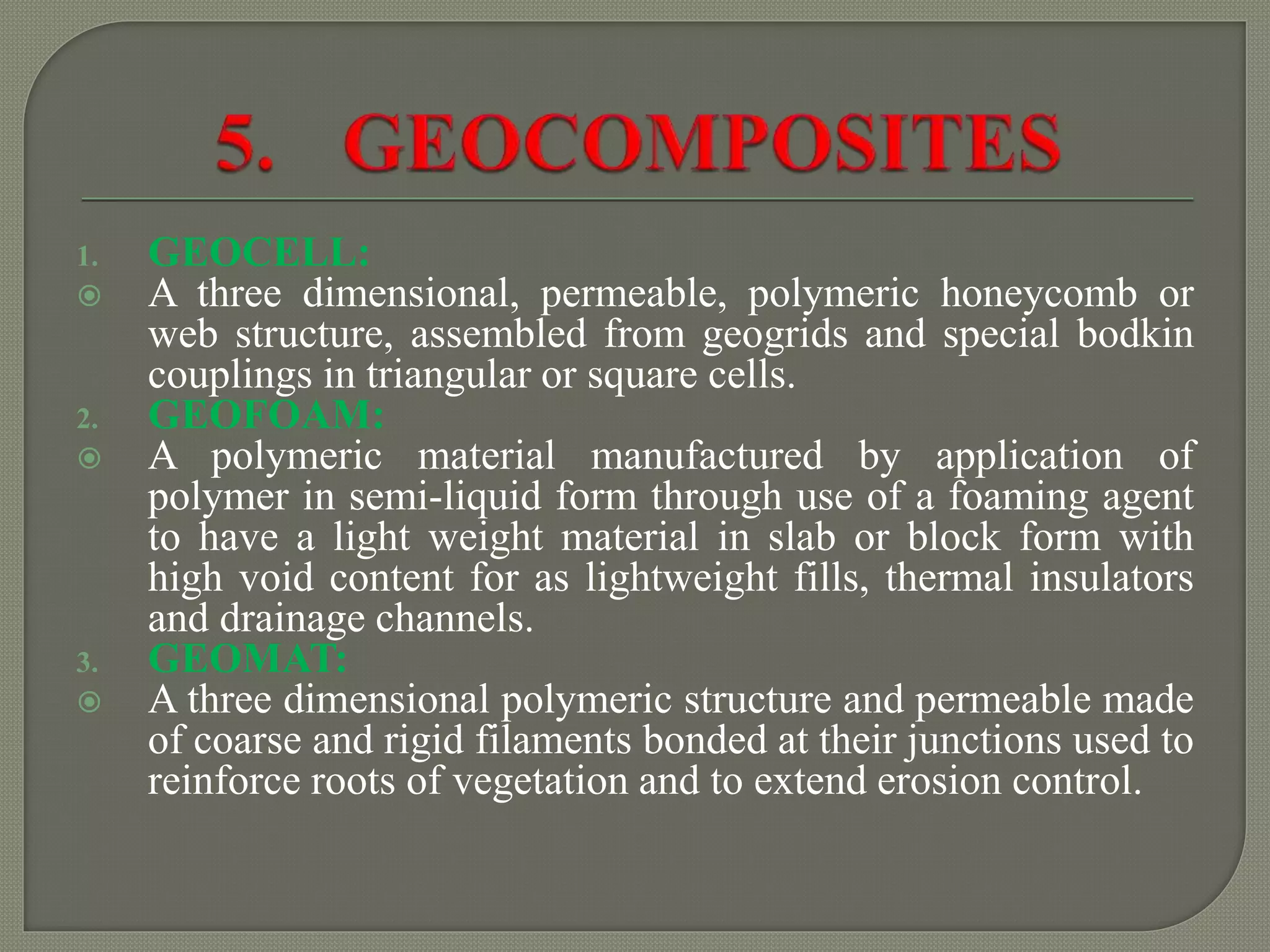 GEOSYNTHETICS for FOUNDATION ENGINEERING | PPTX