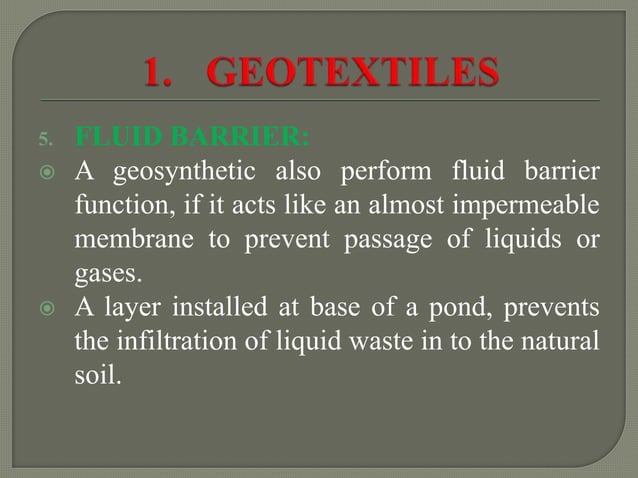GEOSYNTHETICS for FOUNDATION ENGINEERING | PPT | Free Download