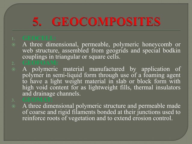GEOSYNTHETICS for FOUNDATION ENGINEERING | PPT