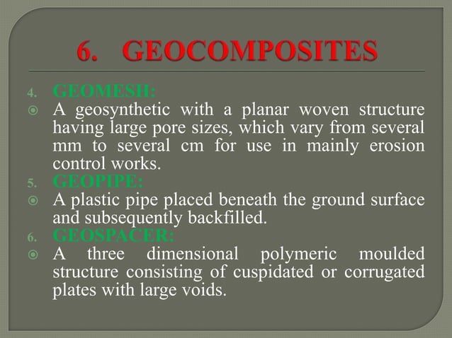 GEOSYNTHETICS for FOUNDATION ENGINEERING | PPT