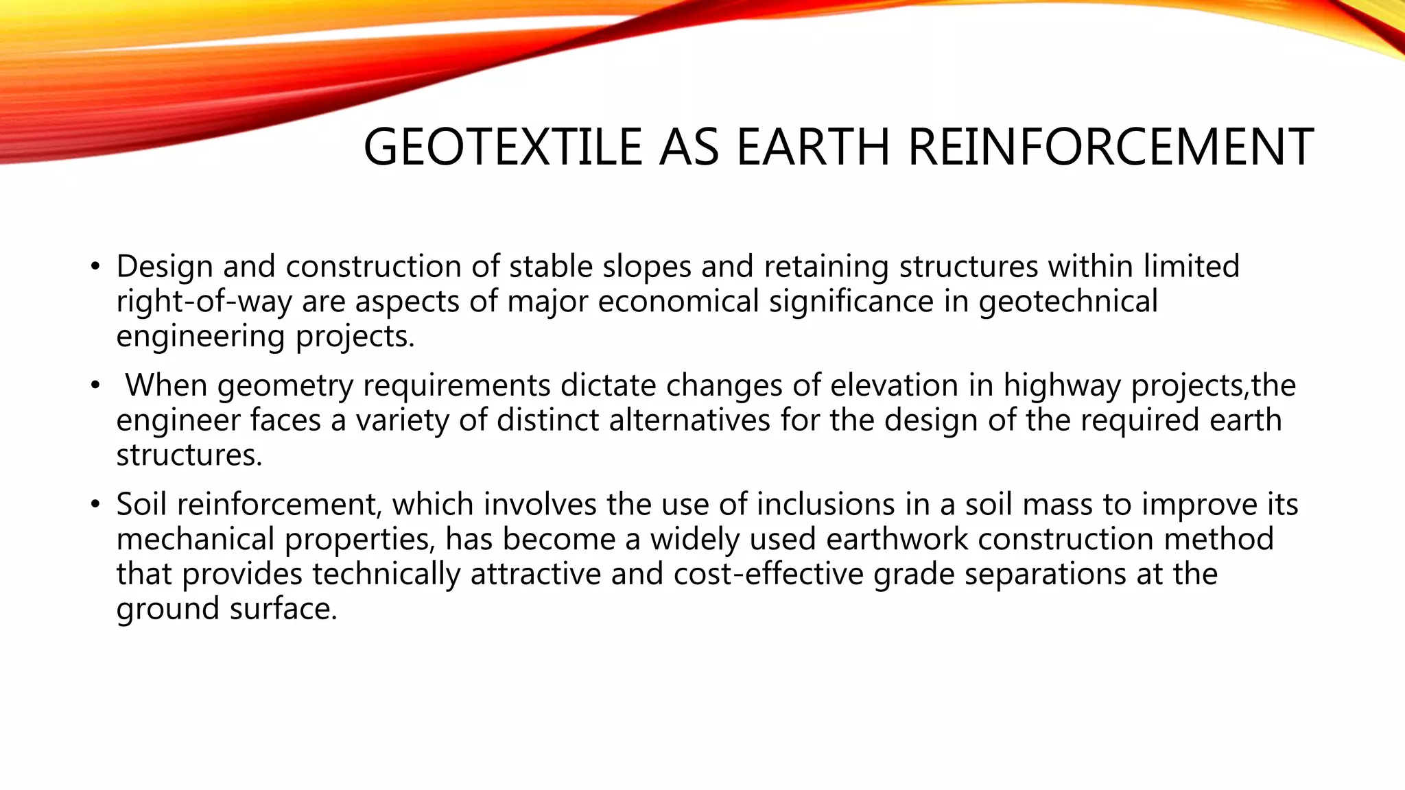 Geosynthetics and fibre textile | PPT