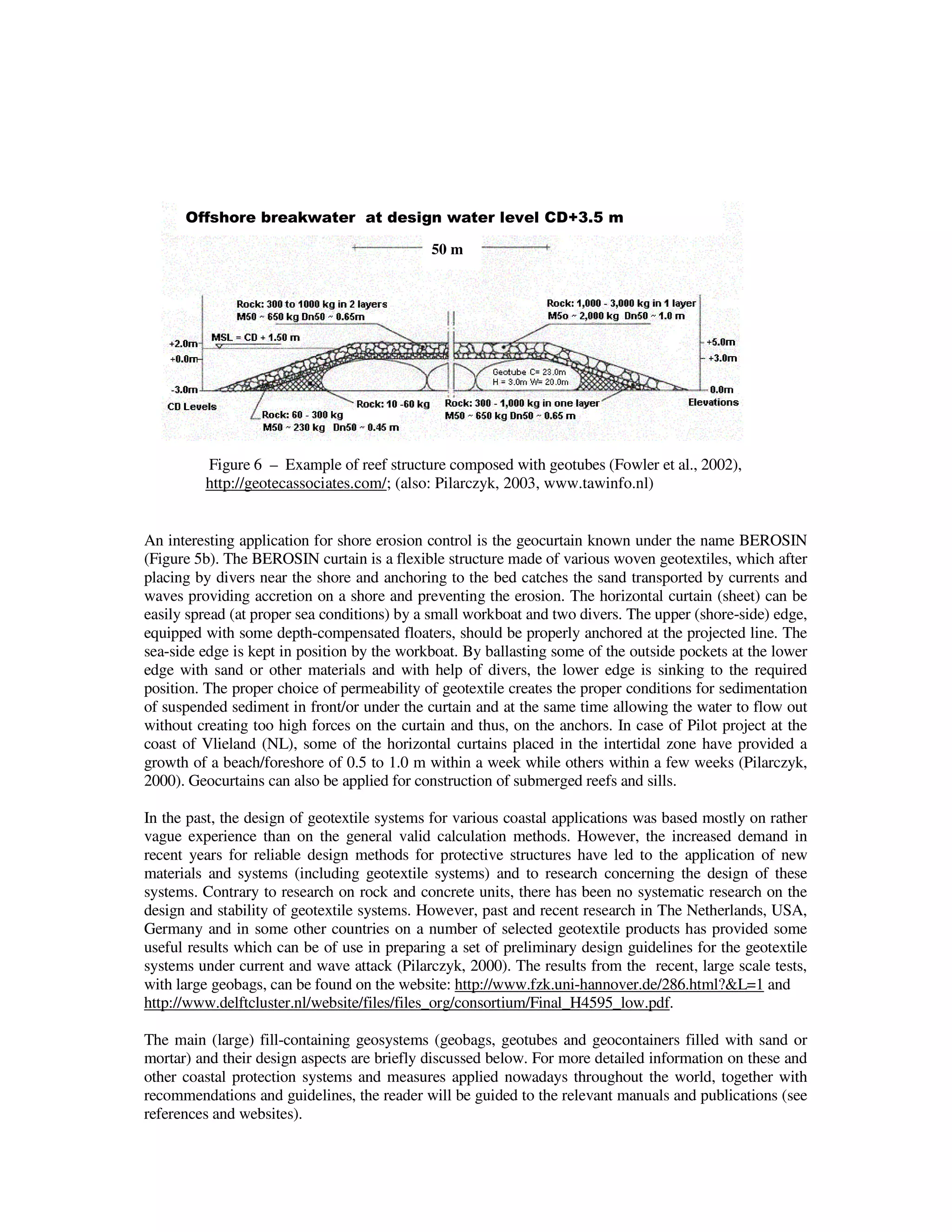 Geosynthetics&Geosystems In Coastal Engineering Pilarczyk2009 | PDF