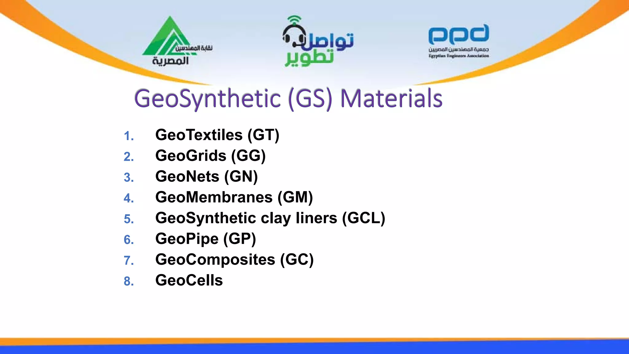 Geosynthetics in civil engineering (multifunctional uses of ...