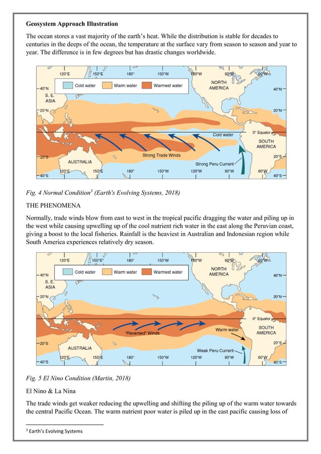 Geosystem Approach: El Nino Southern Oscillation Effects | PDF