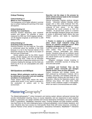 Geosystems An Introduction to Physical Geography Updated Canadian 4th ...