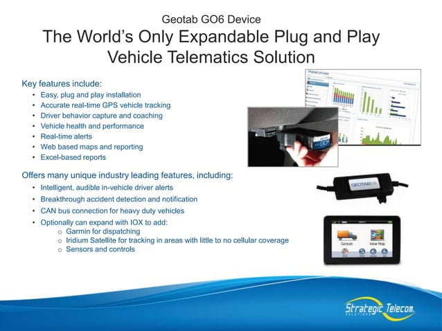 Geotab Detailed Presentation | PPTX | Gasoline Prices | Economy