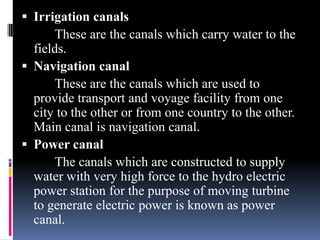 Geotech alignment of canal | PPTX