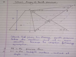 Earth pressure (Geotech 2nd unit complete) | PPTX